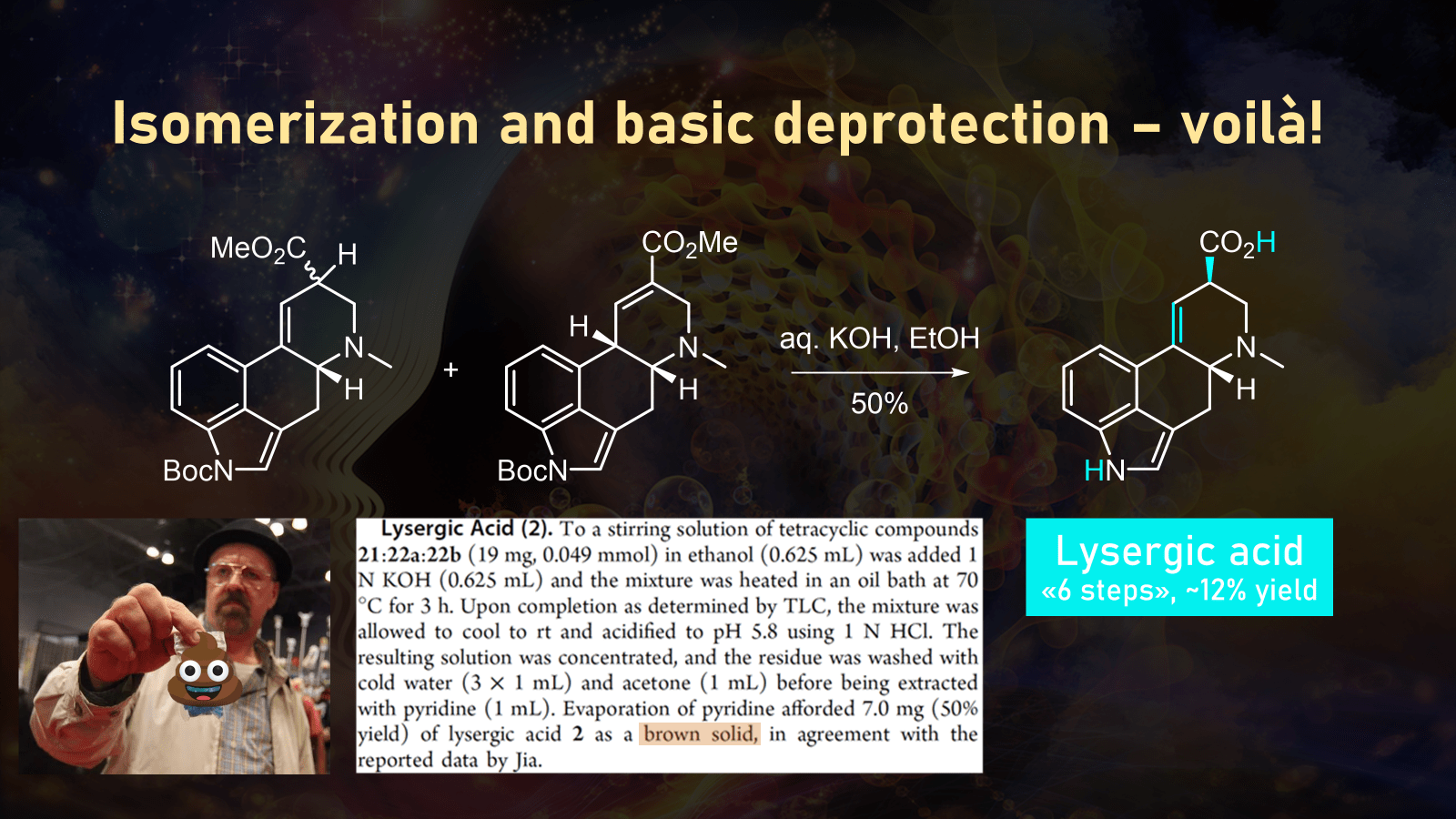 Theoretical LSD Synthesis in 7 Steps (Organic Chemistry)