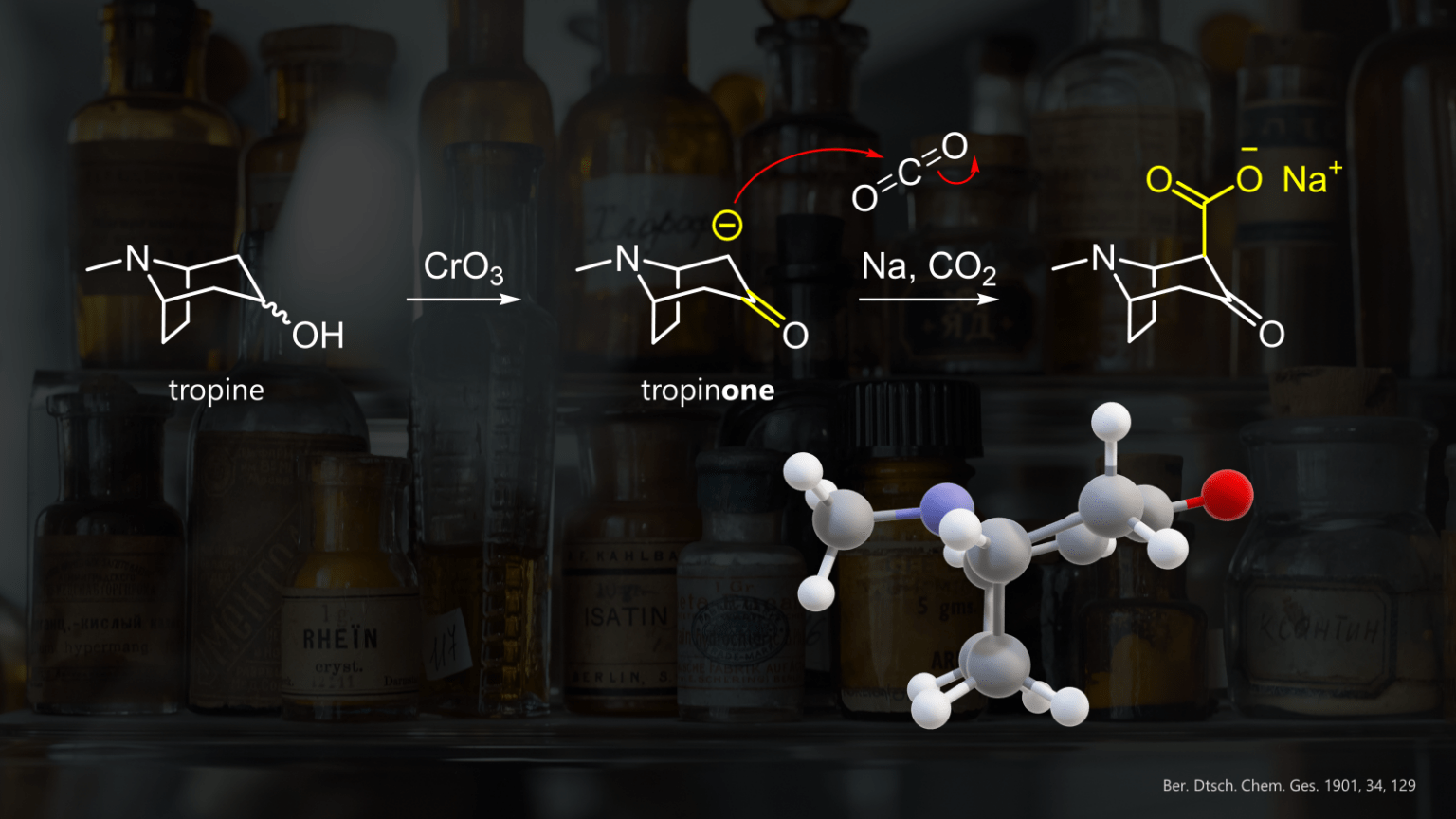 Total Synthesis Of Cocaine (Willstätter)